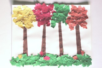 Construction Paper Mosaic | Ruby Roundabout